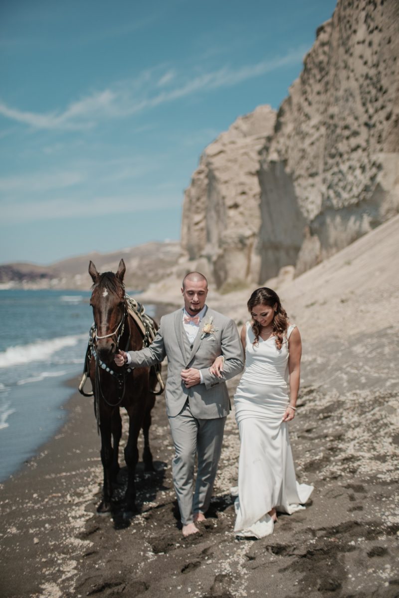 Jordan & Corey Santorini Island - CHRIS GOUBERIS